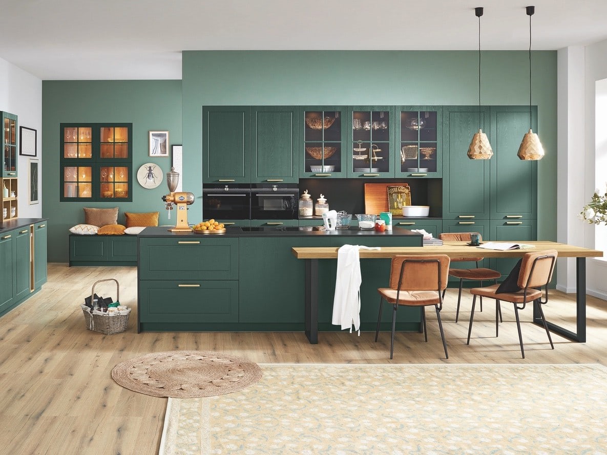 Green Shaker Kitchens - My Kitchen Specialist