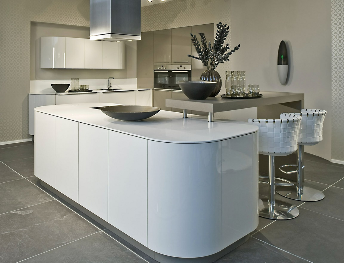Curved Kitchen Units
